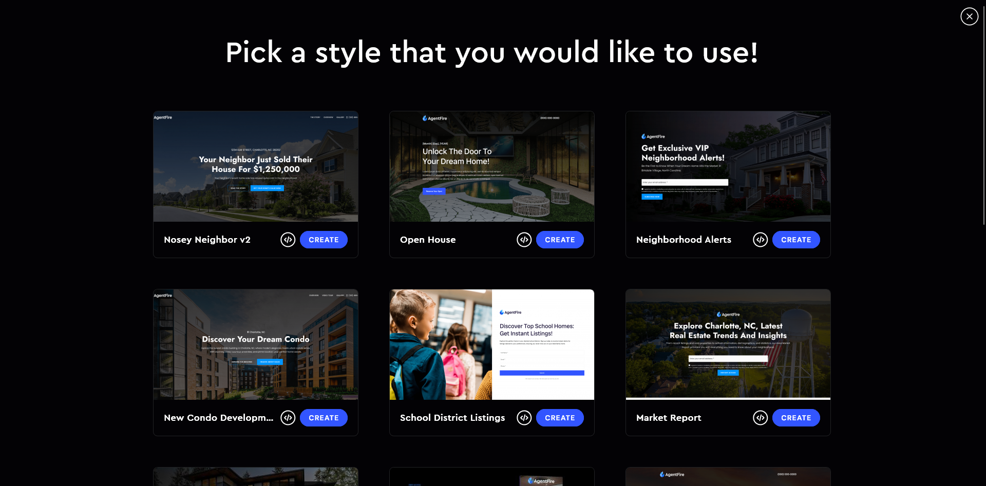 15+ New Lead Page Template Designs - AgentFire Updates